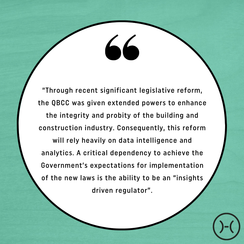 The QBCC wants to be an insights driven regulator in 2023